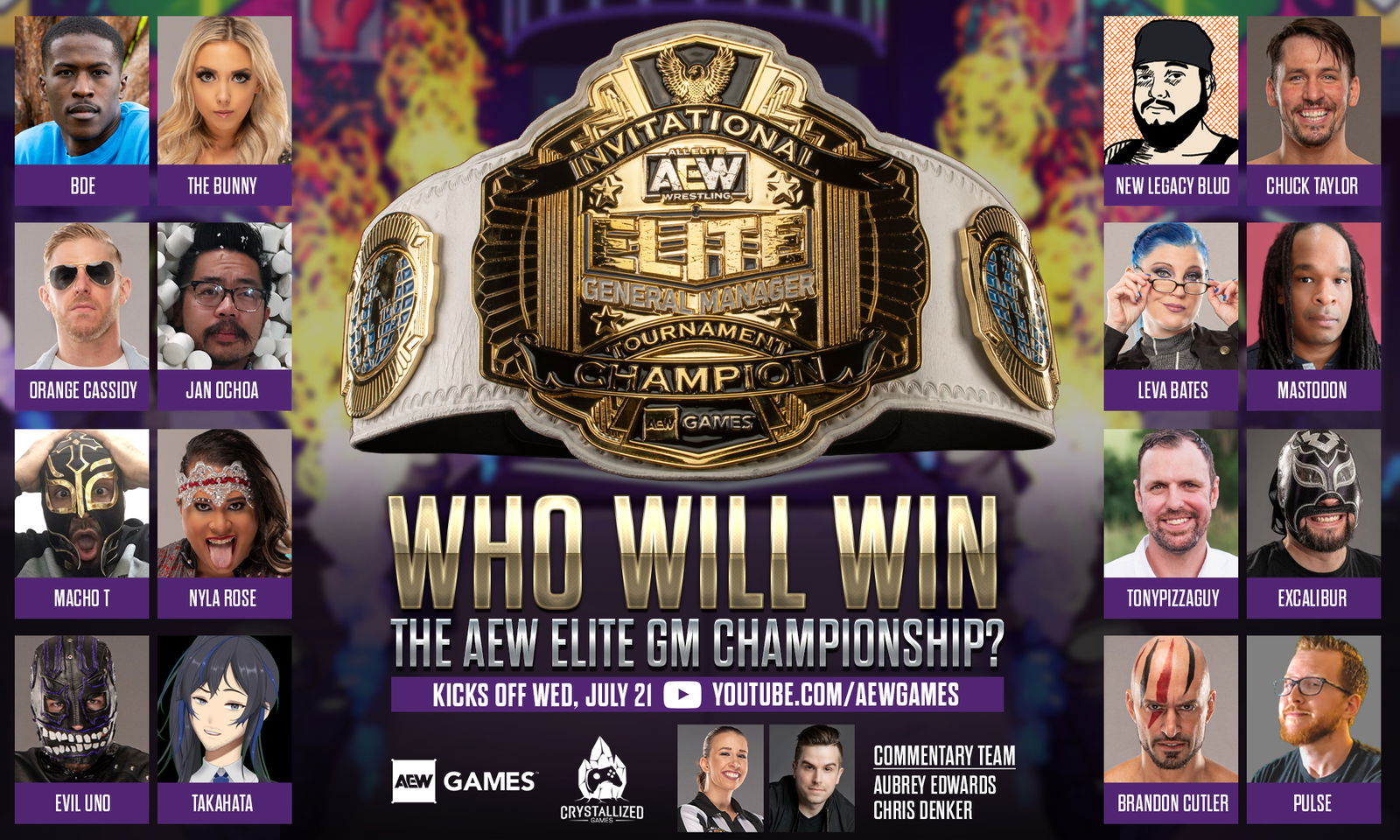 AEW Shares Details For Elite General Manager Invitational Tournament ...