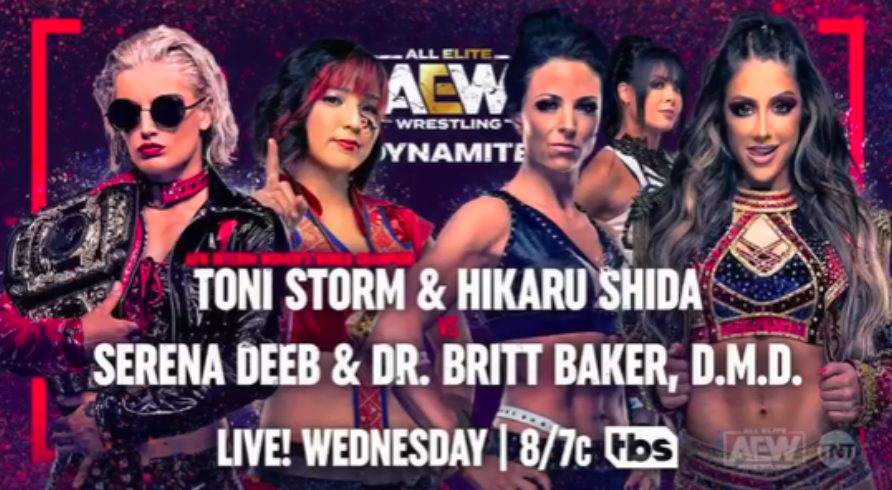 Women's Tag Match Added To Next Week's AEW Dynamite