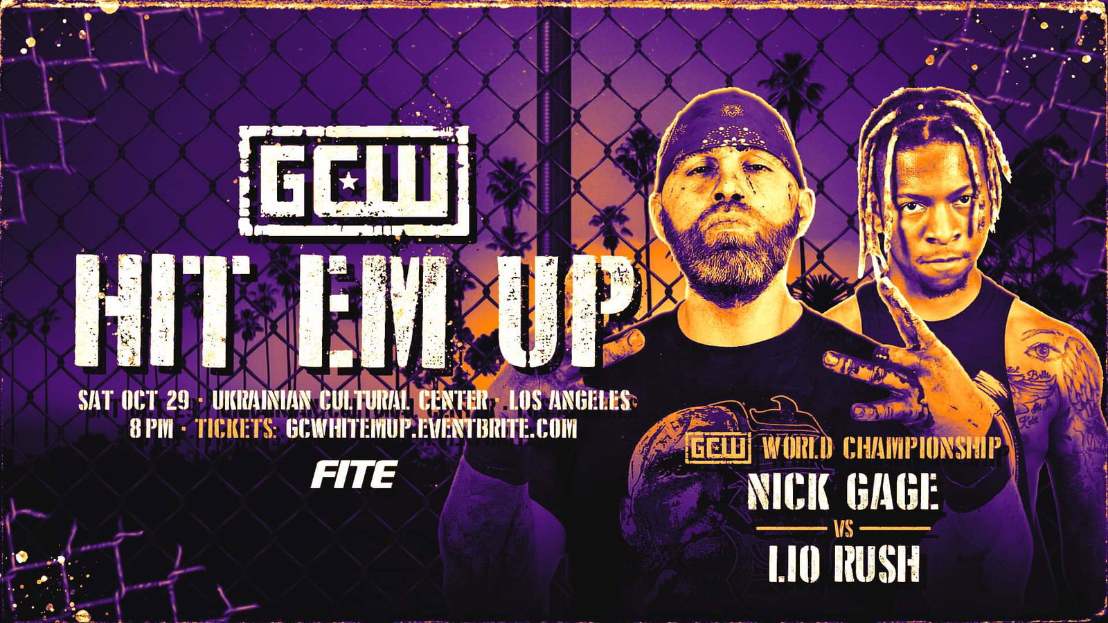 GCW World Title Match Announced For Hit Em Up Event In Los Angeles