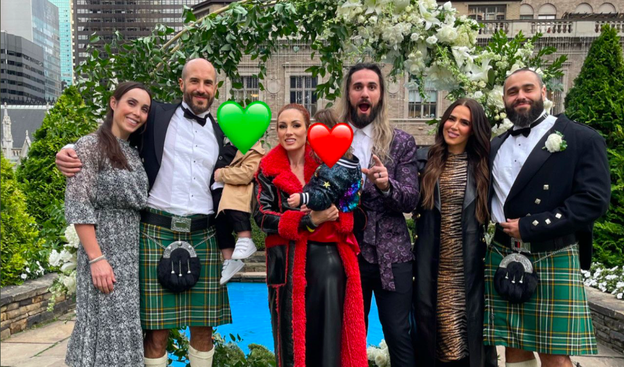 WWE "Top 10" SmackDown Moments, Photo Of Stars At Sheamus' Wedding