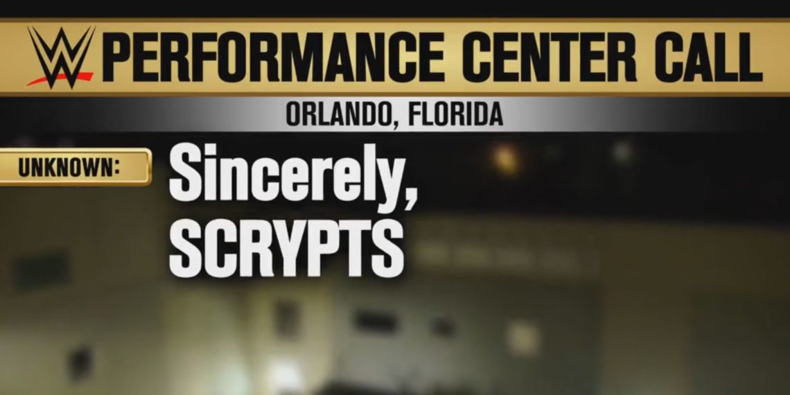 Mystery Character SCRYPTS Leaves a Dark Warning for WWE NXT