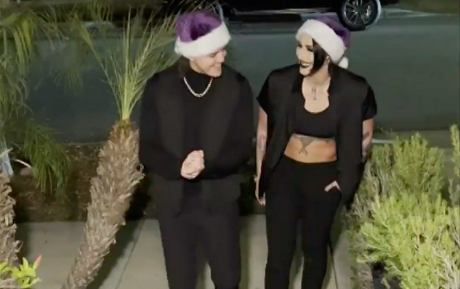 Rhea Ripley and Dominik Show Up To Rey Mysterio's House On Christmas ...