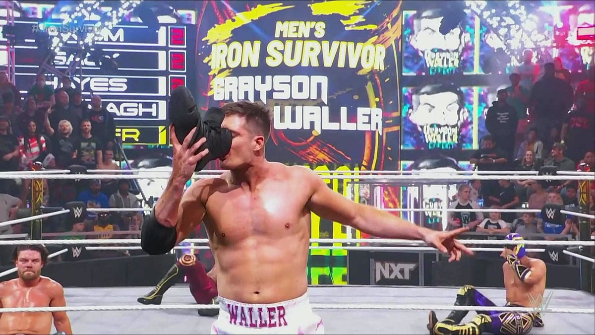 Grayson Waller Wins the First-Ever Men's Iron Survivor Challenge at WWE ...