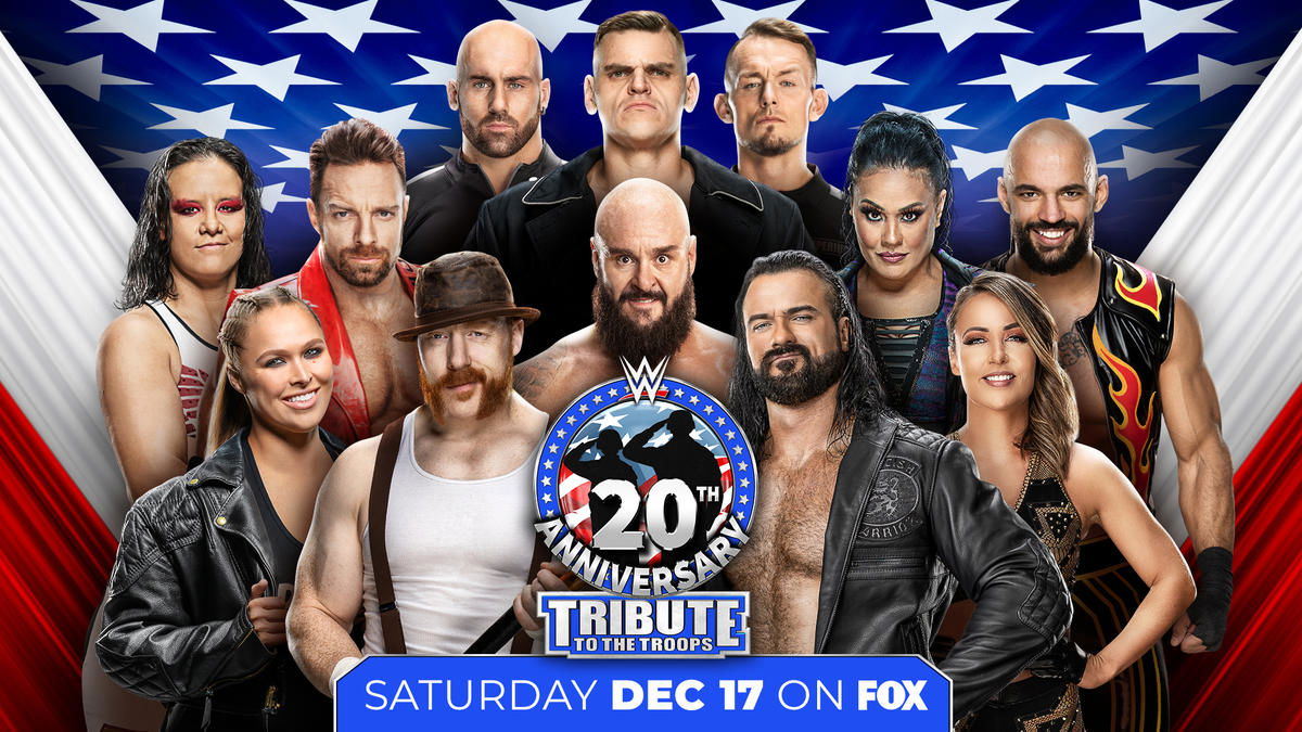 WWE Officially Announces 20th Annual Tribute to The Troops