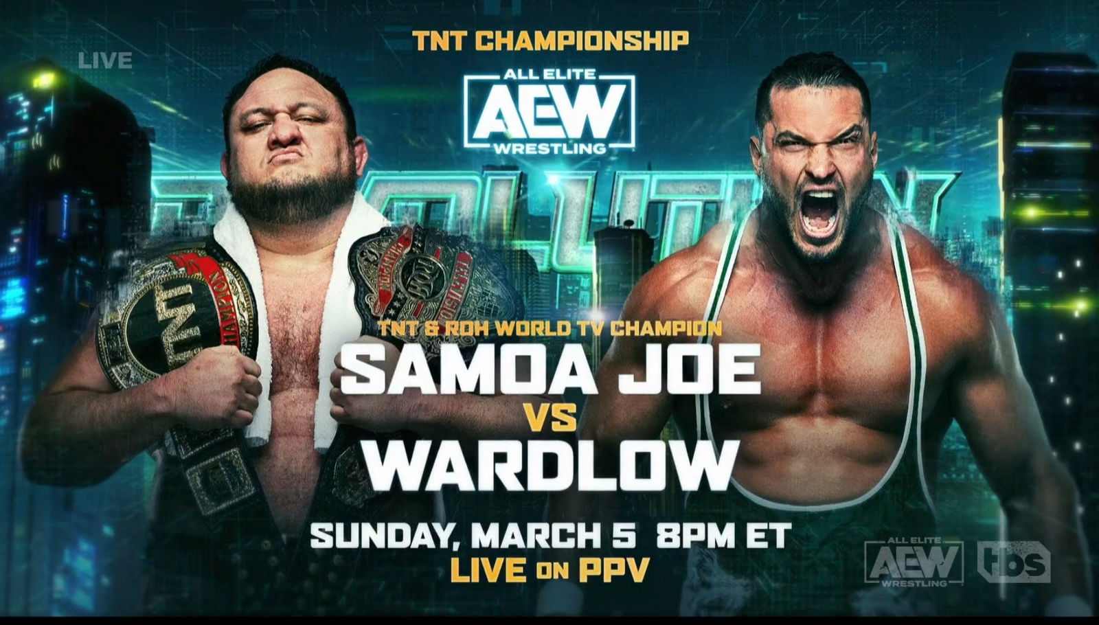 AEW TNT Title Matchup Confirmed For Revolution PPV