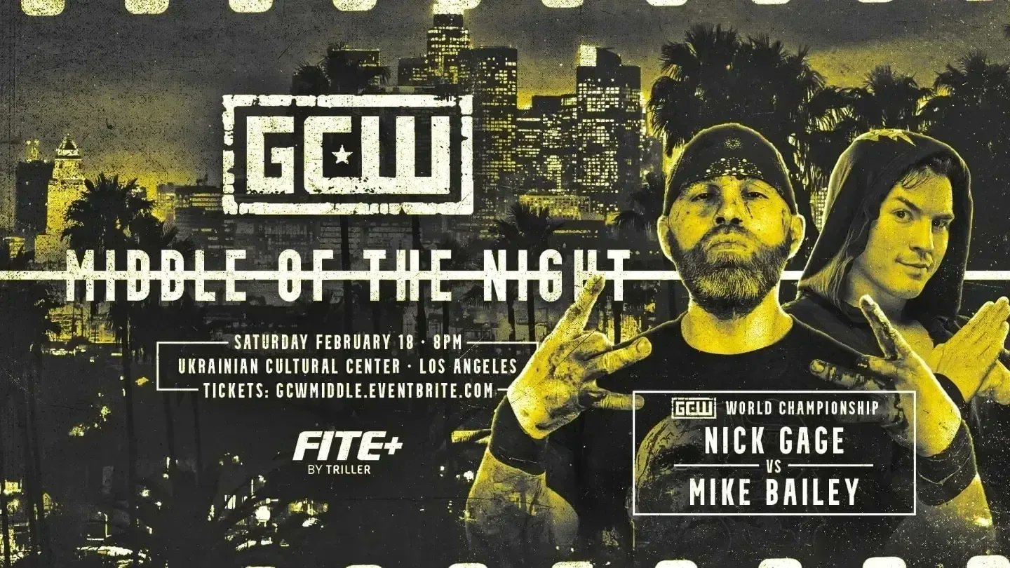 GCW World Title Match and more Announced For Middle of the Night Event ...