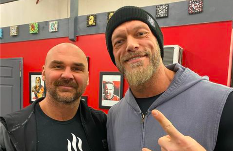 Edge Shares Photo With AEW Star, Carmelo Hayes Feels "Undeniable" Ahead ...
