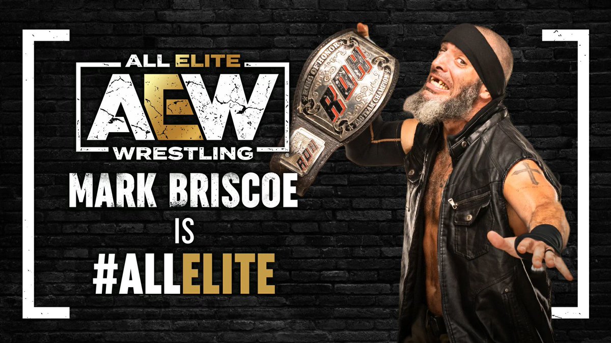 Mark Briscoe Is Now All Elite, Will Work for AEW and ROH, Tony Khan ... Mark Briscoe Is Now All Elite, Will Work for AEW and ROH, Tony Khan ...