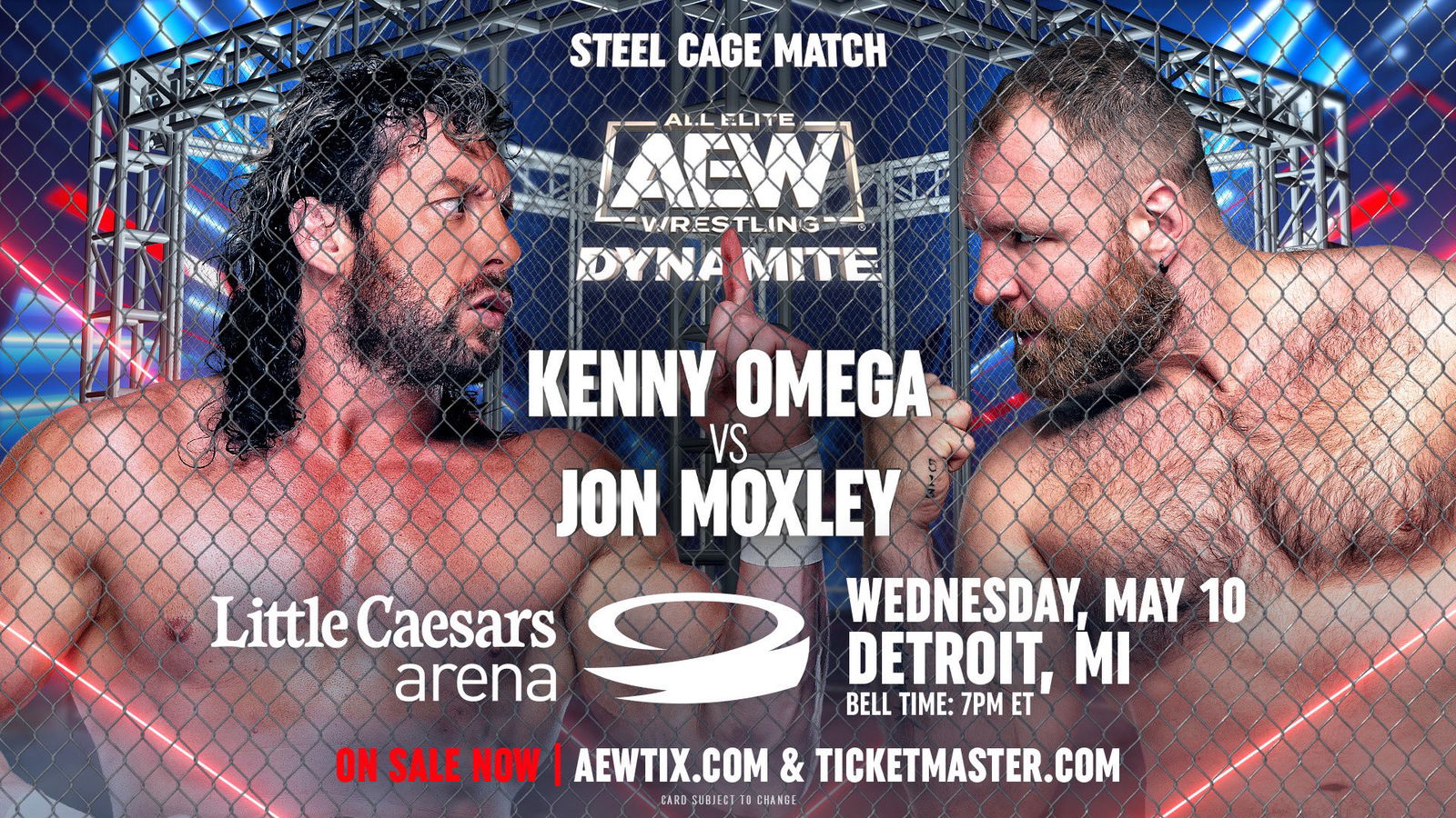 Huge Steel Cage Match Announced For May 10th Episode Of AEW Dynamite