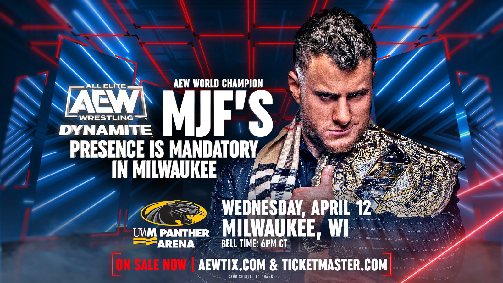 AEW World Champion MJF Announced For Tomorrow's Dynamite
