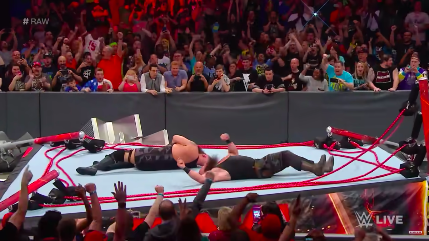 WWE Looks Back At The "Top 10" Times The Ring Got Wrecked