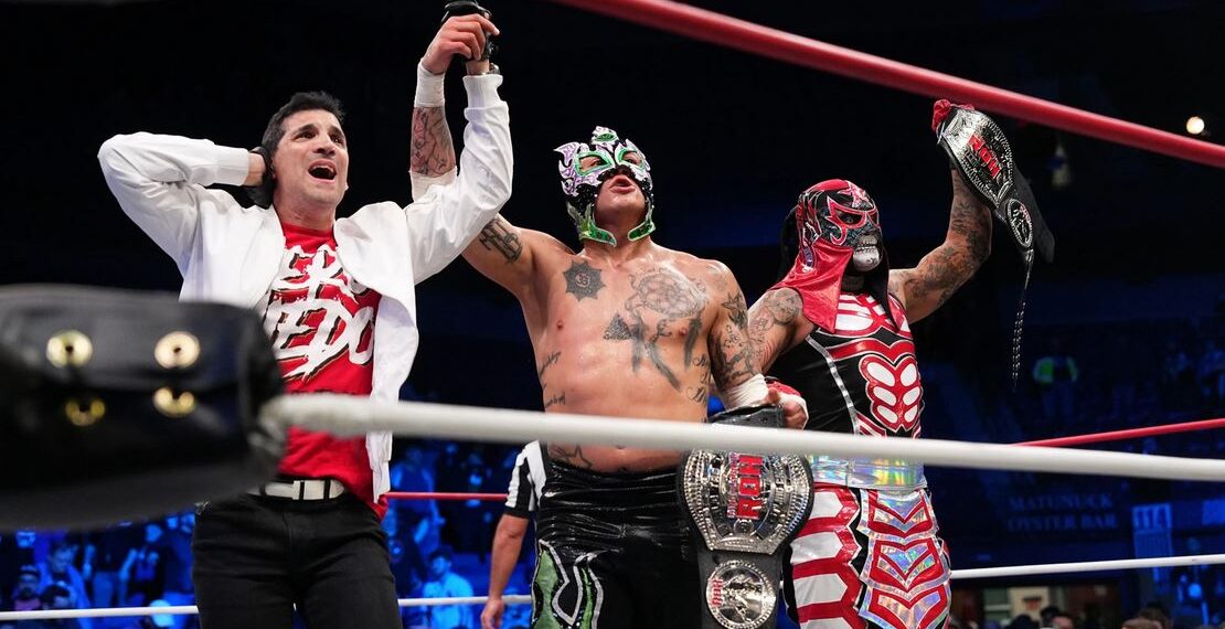 Lucha Bros Retain The ROH Tag Team Titles In The AEW Dynamite Main Event