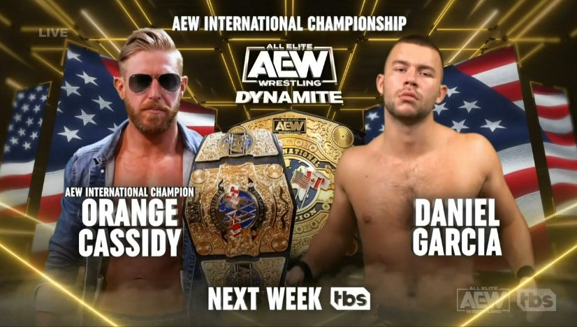 Orange Cassidy To Defend The AEW International Title and More Announced For Next Week's Dynamite