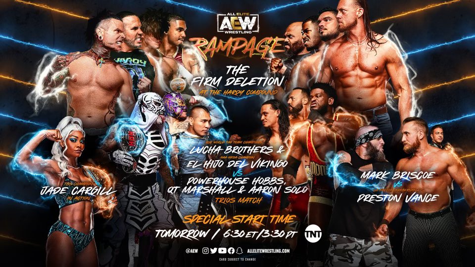 Preview For Tonight's AEW Rampage, Reminder About Special Start Time