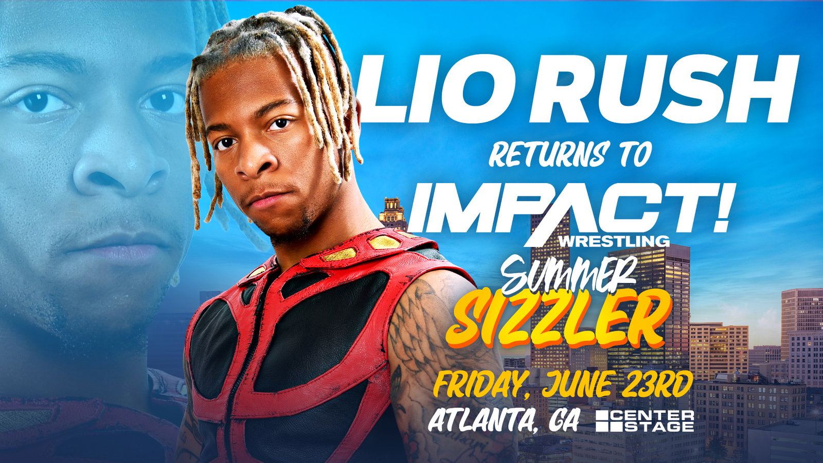 IMPACT Announces Lio Rush For Summer Sizzler Tapings In Atlanta