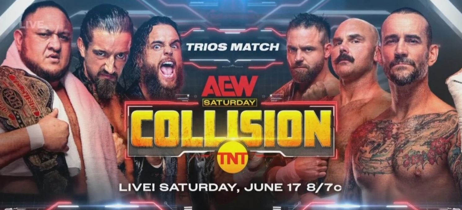 AEW Collision Preview for Tonight: CM Punk In the Main Event, Title Match, Miro, More