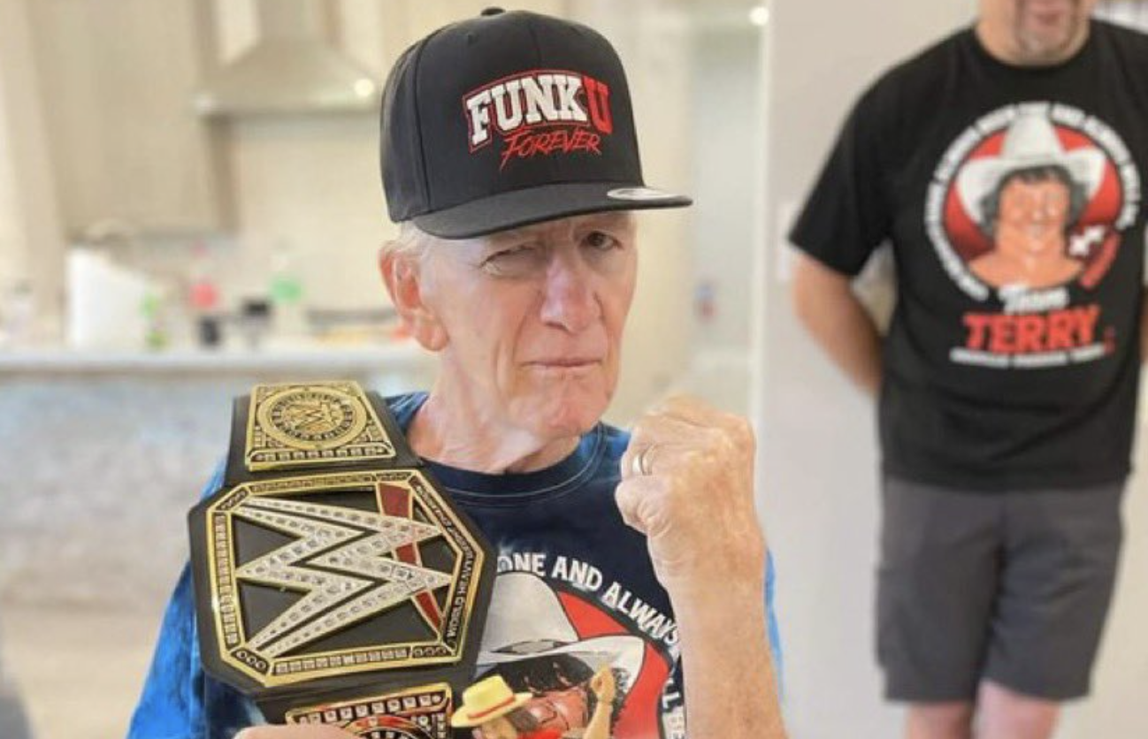 Photo Of Terry Funk Celebrating His 79th Birthday, Funk Trends Online