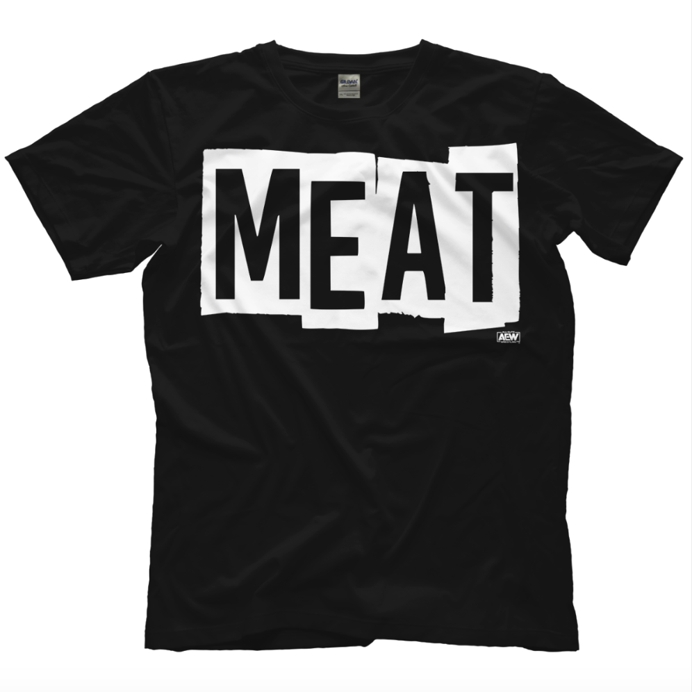 AEW Now Selling "MEAT" Shirt Following Miro vs. Powerhouse Hobbs At AEW ...