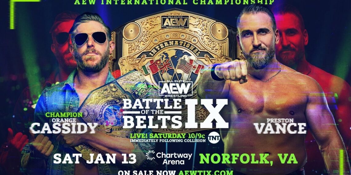 New Title Match Announced For AEW Battle Of The Belts IX