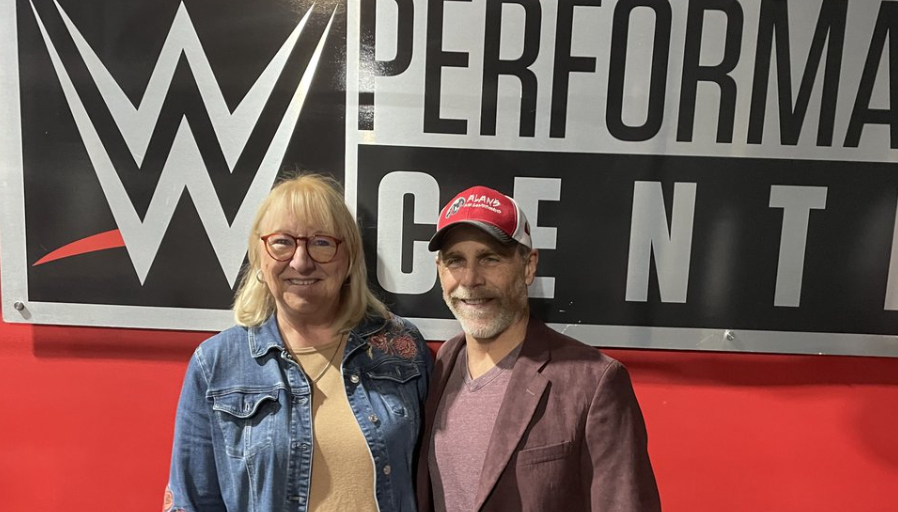 Donna Kelce Visits The WWE Performance Center