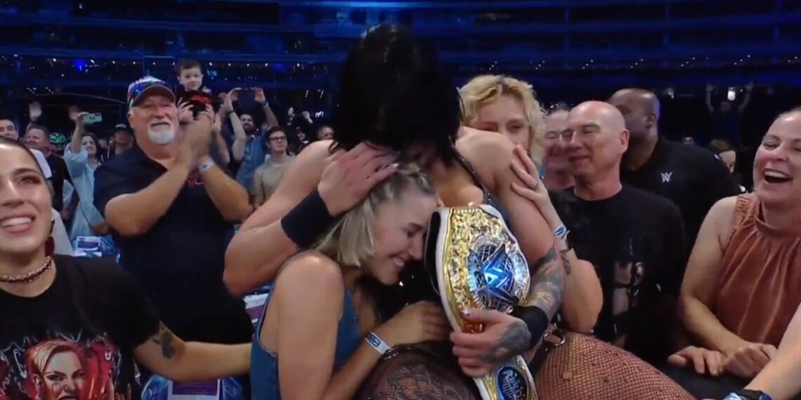 Rhea Ripley Celebrates Win With Family, Dominik Mysterio Reacts ...