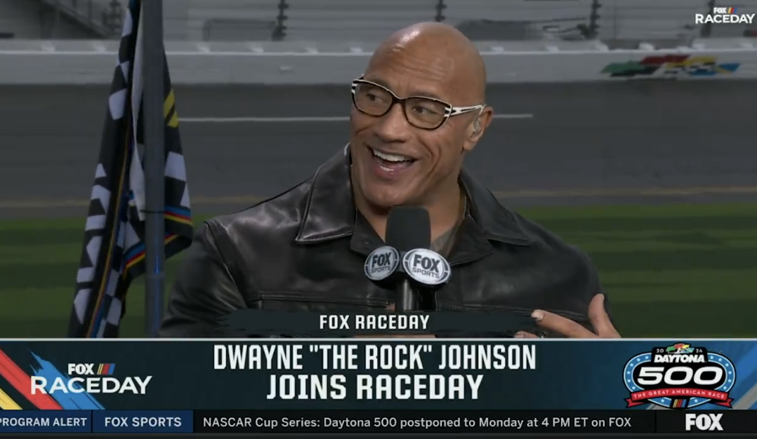 The Rock Brings The Energy As The Grand Marshal For Today's NASCAR ...