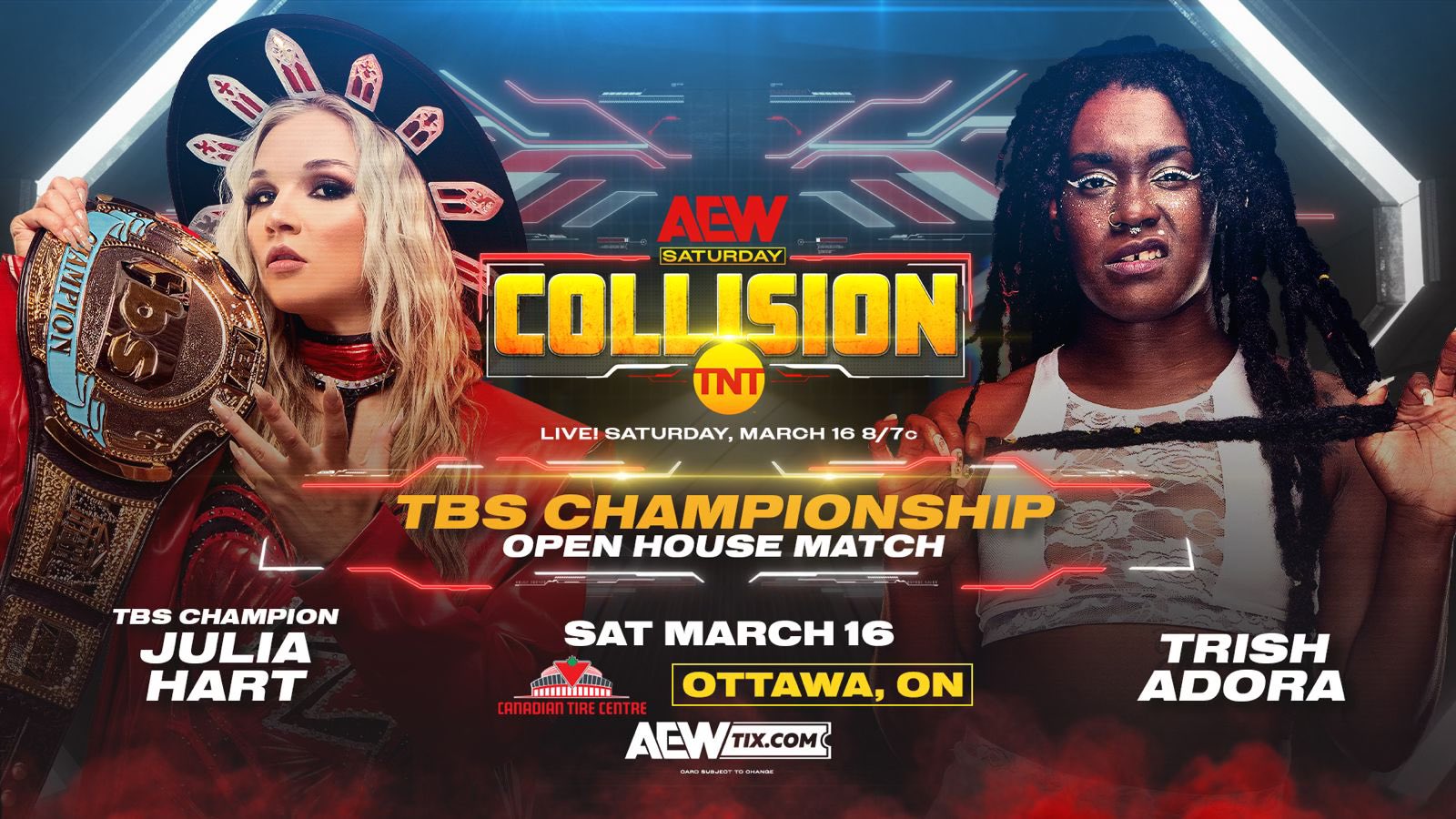 Julia Hart Set To Defend The AEW TBS Championship On March 16th Collision