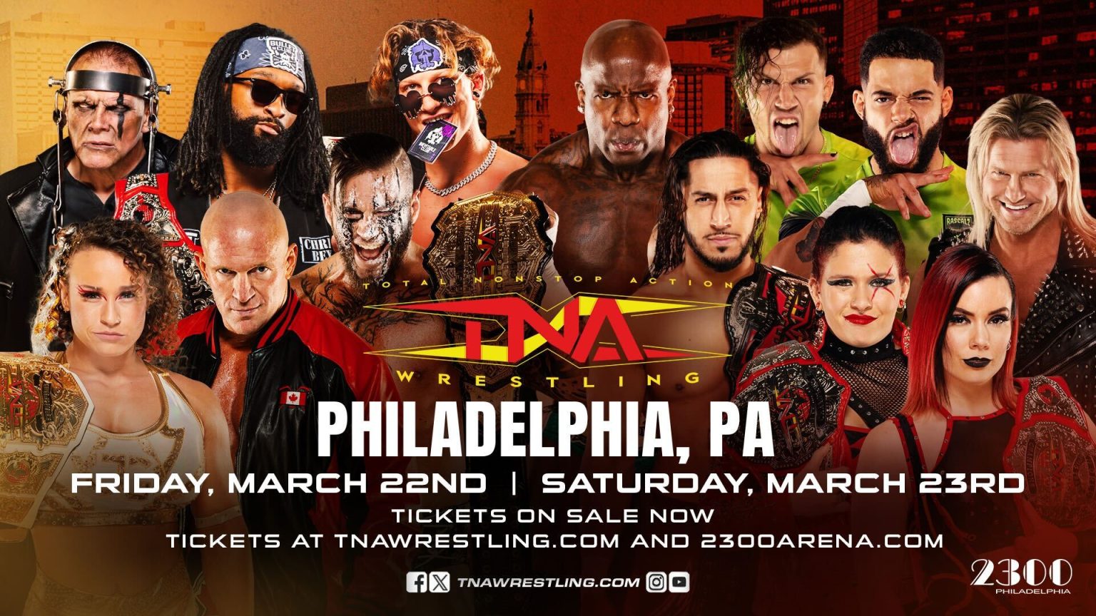 More Matches Confirmed For Next Weekend's TNA Tapings In Philadelphia