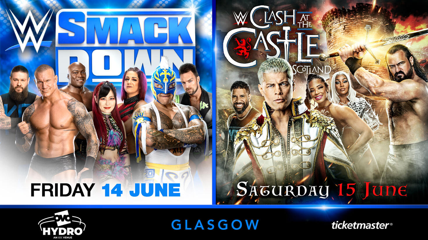 Tickets For WWE Clash At The Castle: Scotland, Combo Tickets Including ...