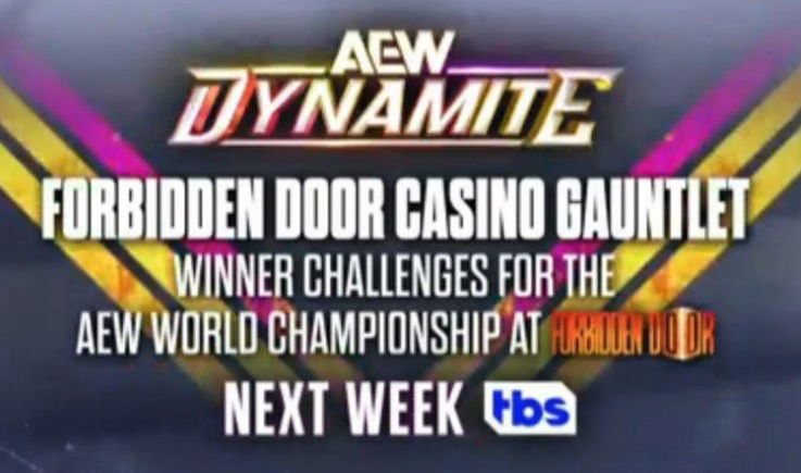 Forbidden Door Casino Gauntlet Announced For Next Week's AEW Dynamite (5/29/2024)