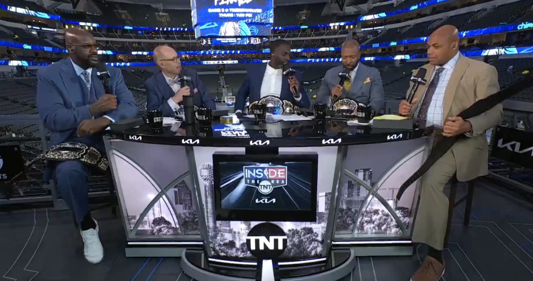 AEW Gifts Championship Belts and Sneaker Accessories To Inside The NBA Crew