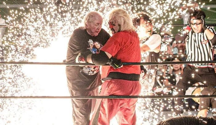 Dory Funk Jr. Wins Double Hell Current Explosion Death Match At Age 83 ...