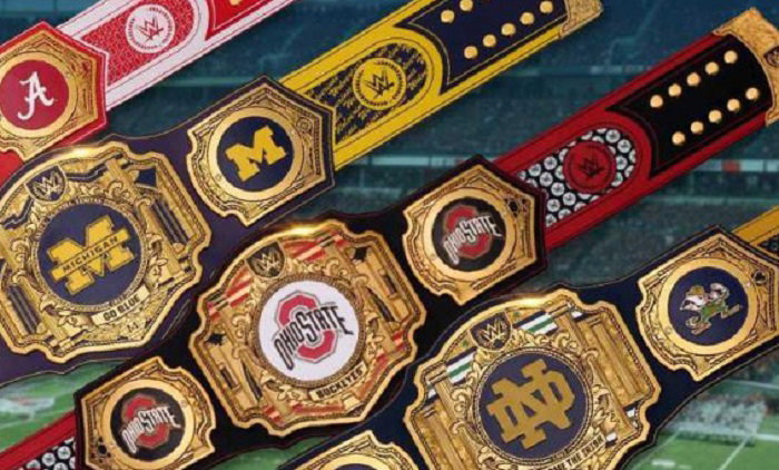 WWE Partners With NCAA To Release Replica Championship Belts