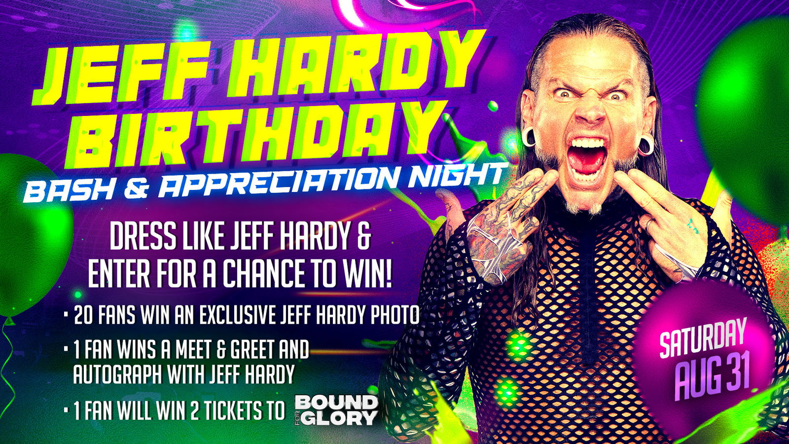 TNA Holding Special Birthday Celebration For Jeff Hardy At Upcoming Event