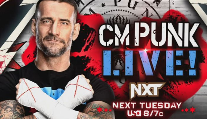 CM Punk To Appear On September 17 Episode Of WWE NXT To Make "Special Announcement"