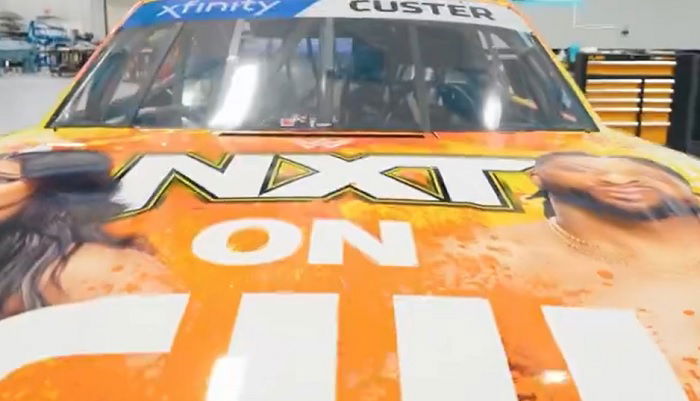 WWE NXT On CW Gets Official NASCAR Race Car
