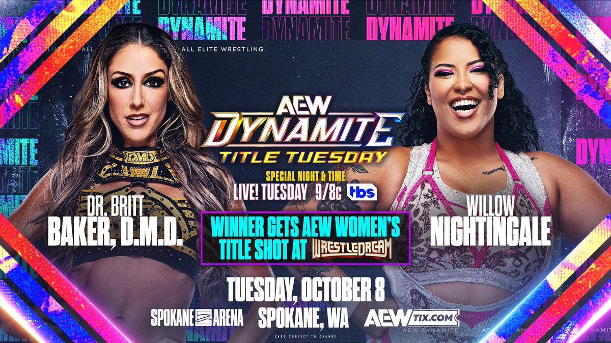 Title Eliminator Added To AEW Dynamite: Title Tuesday Next Week, Updated Lineup