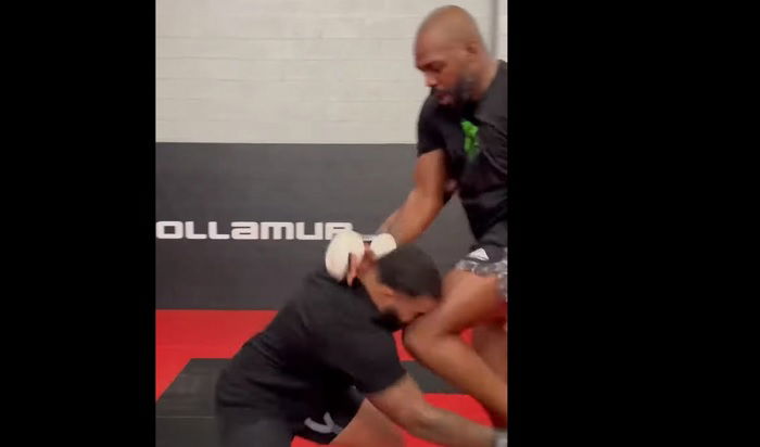 Gable Steveson Nearly Knocked Out By MMA Legend Jon "Bones" Jones In ...