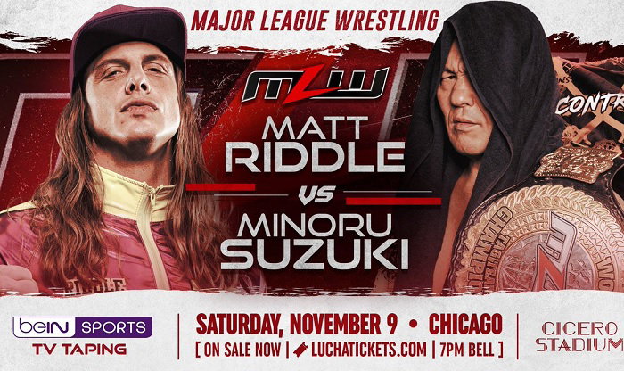 Matt Riddle vs. Minoru Suzuki Set For beIN SPORTS TV Taping Portion Of ...
