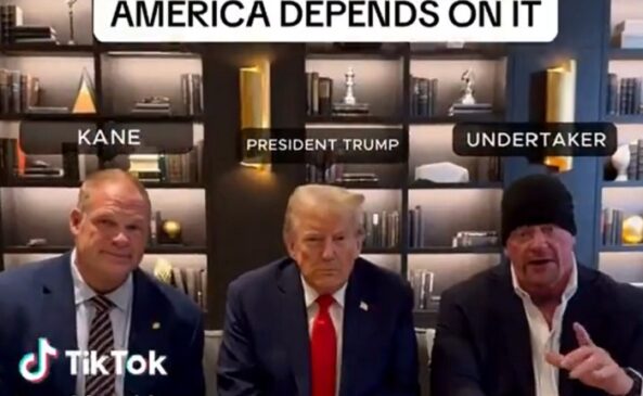 Undertaker & Kane Appear With Donald Trump In Special Election Video