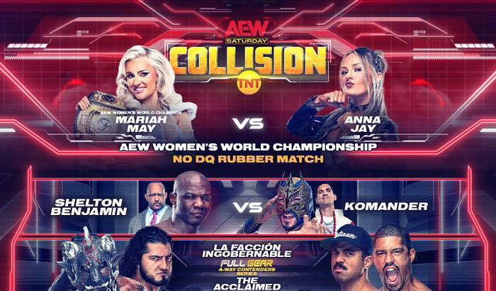 New Match Announced For Tonight's AEW Collision, Updated Lineup For November 16 Episode