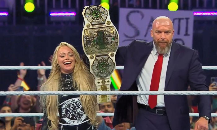 Triple H Presents Liv Morgan With First-Ever WWE Crown Jewel Women's Championship