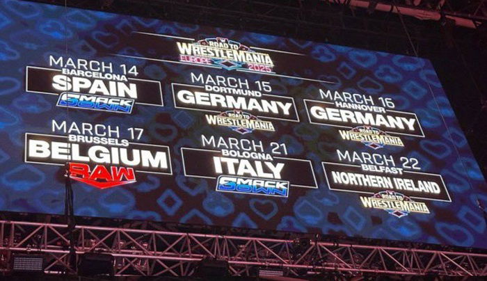 WWE Confirms Six International Episodes Of Raw & SmackDown As Part Of ...