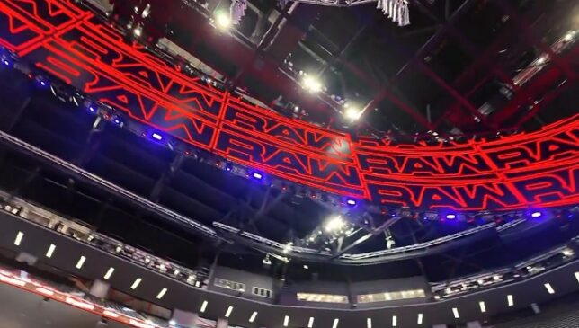 Extended Video Of Intuit Dome Being Set Up For Historic WWE Raw On ...