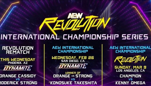 AEW Releases Schedule, Matches For International Championship Series