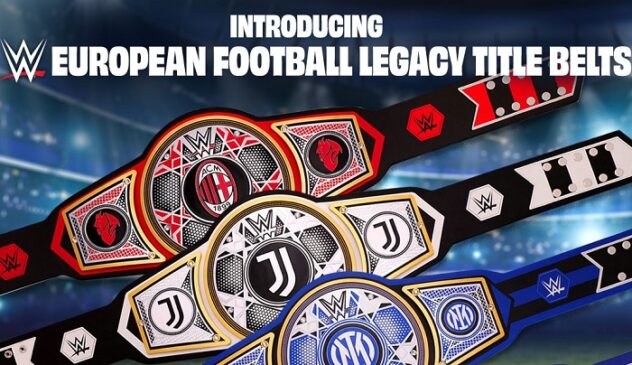 WWE Introduces New European Football Legacy Championship Title Belts