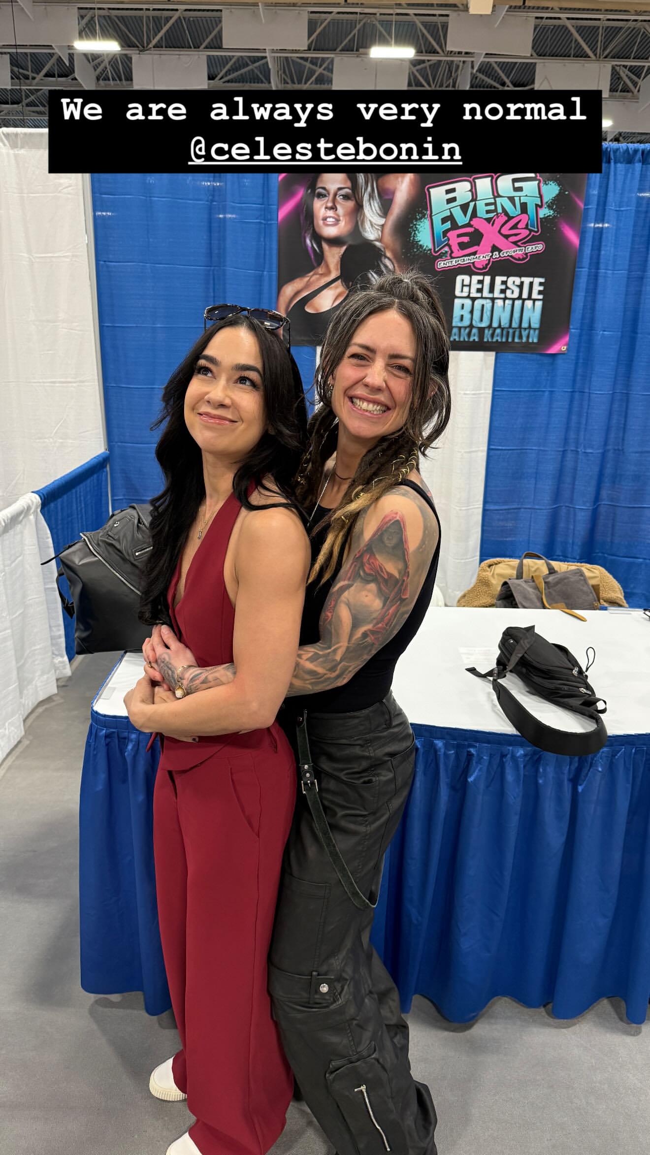 AJ Lee & Kaitlyn Reunite (Photo), Matt Riddle To Goldberg - "I’d Whoop That Ass 10 Times Out Of 10"