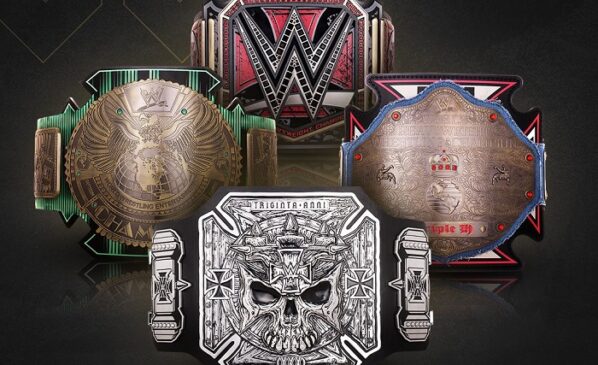 WWE Releases Special Triple H Signature Championship Title Belts To ...