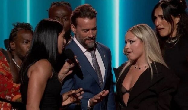 WATCH: CM Punk, Rhea Ripley, Liv Morgan & Other WWE Stars On Stage At ...