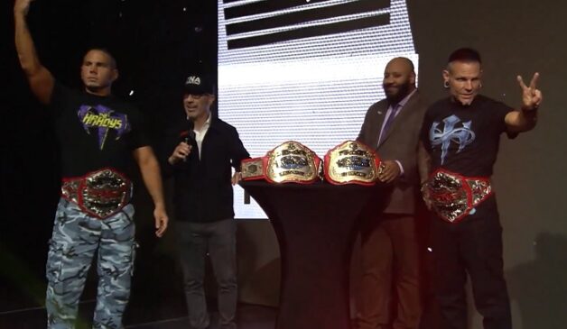The Hardys Presented With Second Set Of Tag-Team Titles In Special ...